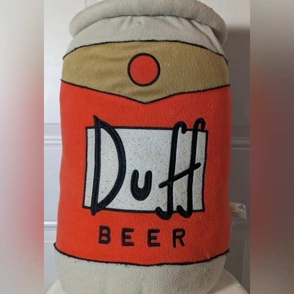 Universal parks | Art | Universal Parks Simpsons Pillow Duff Beer Can 7 ...